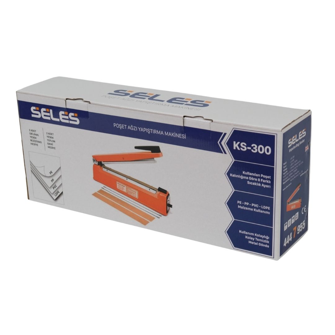 Seles KS Serisi Poşet Ağzı Yapıştırma Makineleri - Murbay
